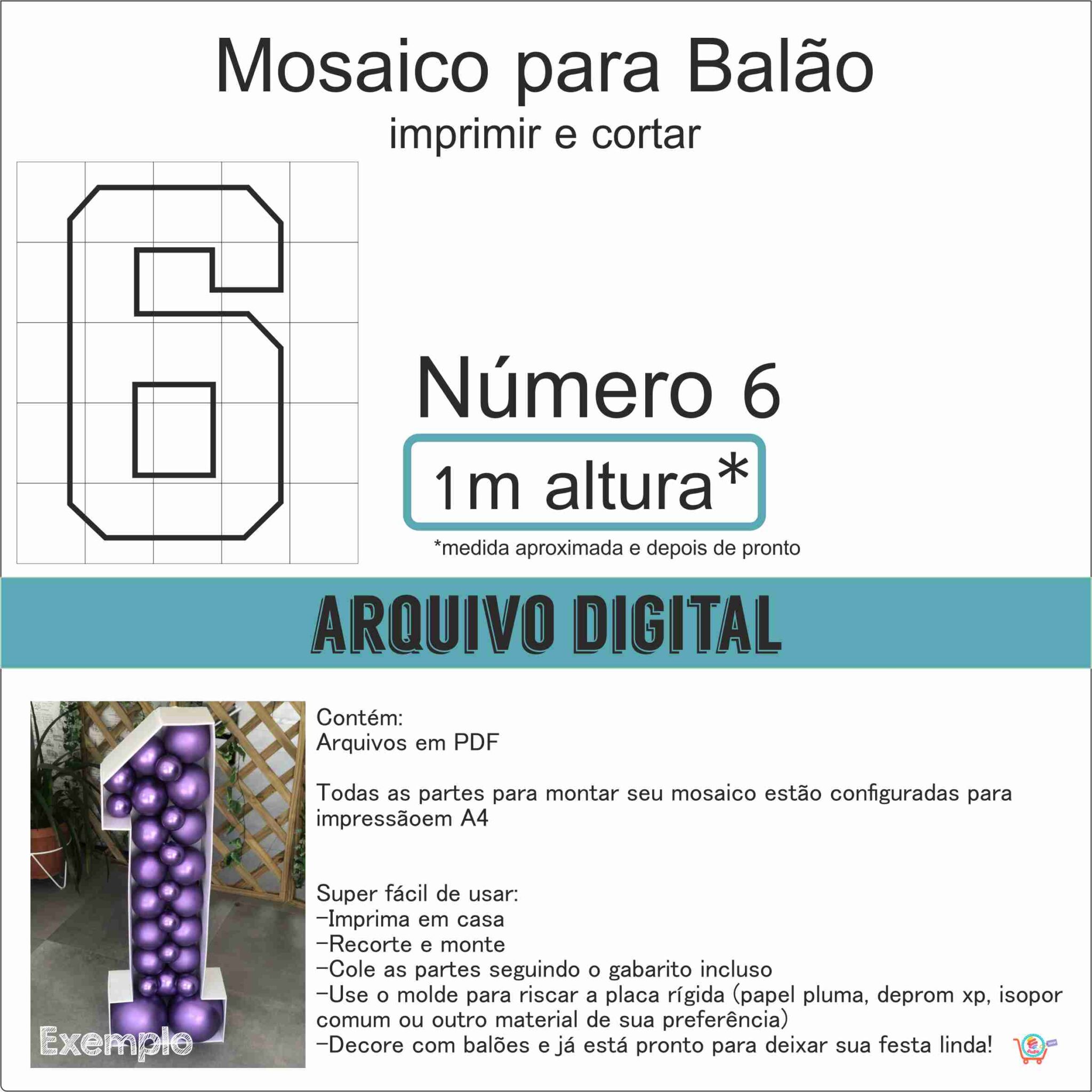 Template Número 6 - Arquivo Digital - BuBa DIYBuBa DIY