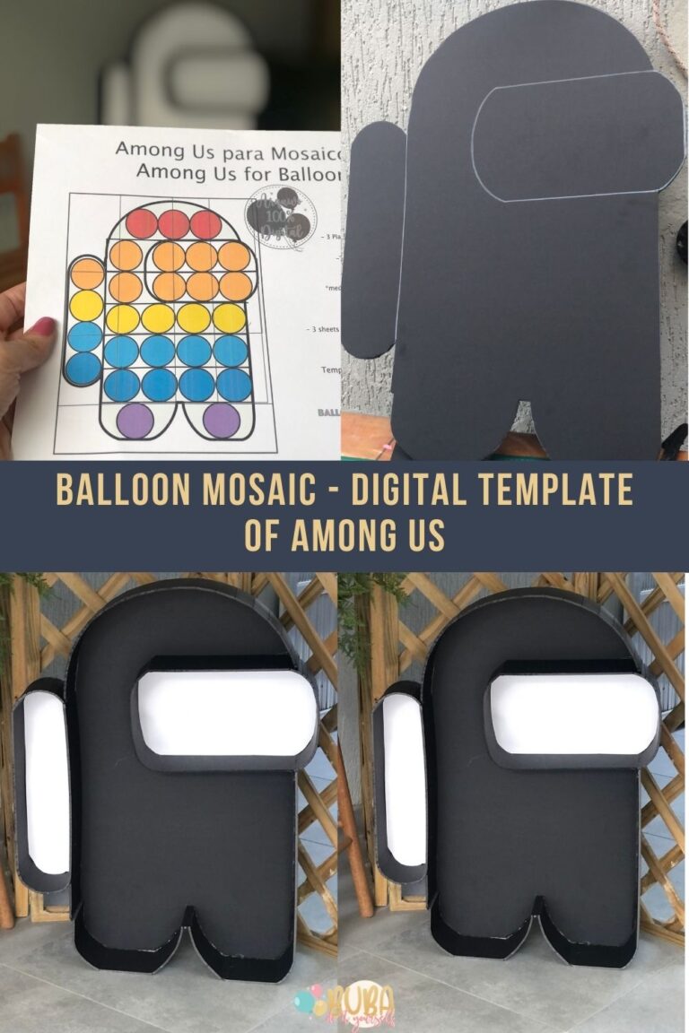 Template Among Us - Arquivo Digital - BuBa DIYBuBa DIY